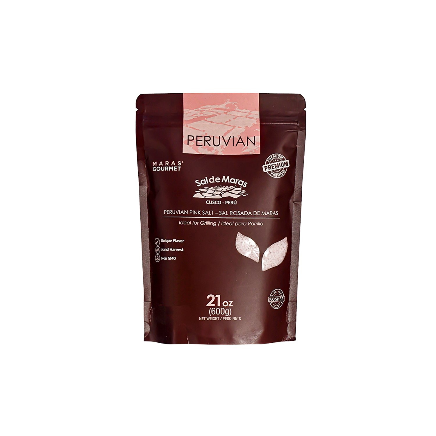 Peruvian Pink Salt | Coarse Grain | 600g – Maxzi.ae
